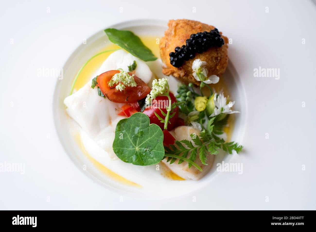 Fish starter at The Whitehouse Restaurant in Lochaline on Scotland's ...