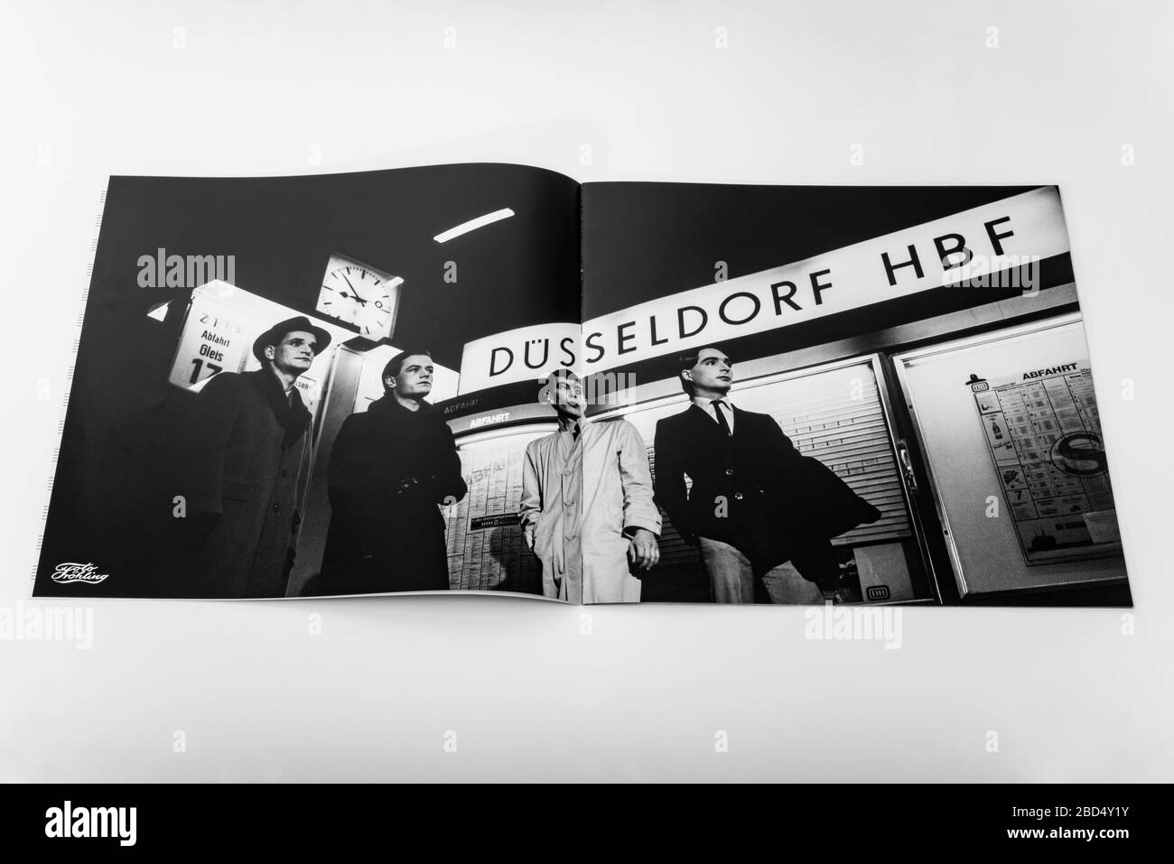 Kraftwerk trans europe express promotional booklet Black and White ...