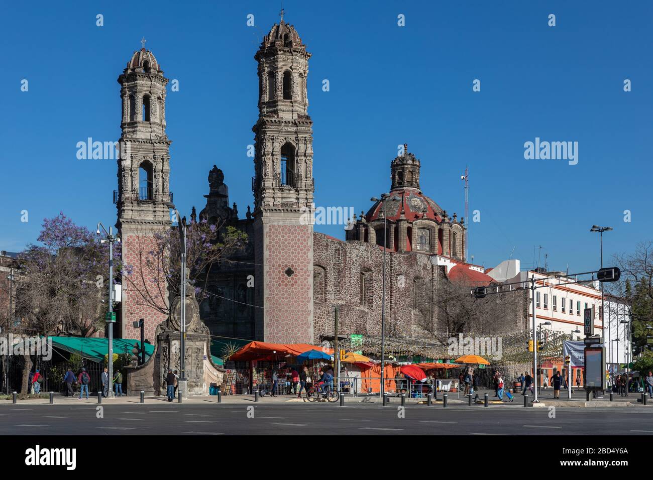 Popular places in Mexico capital city Stock Photo - Alamy