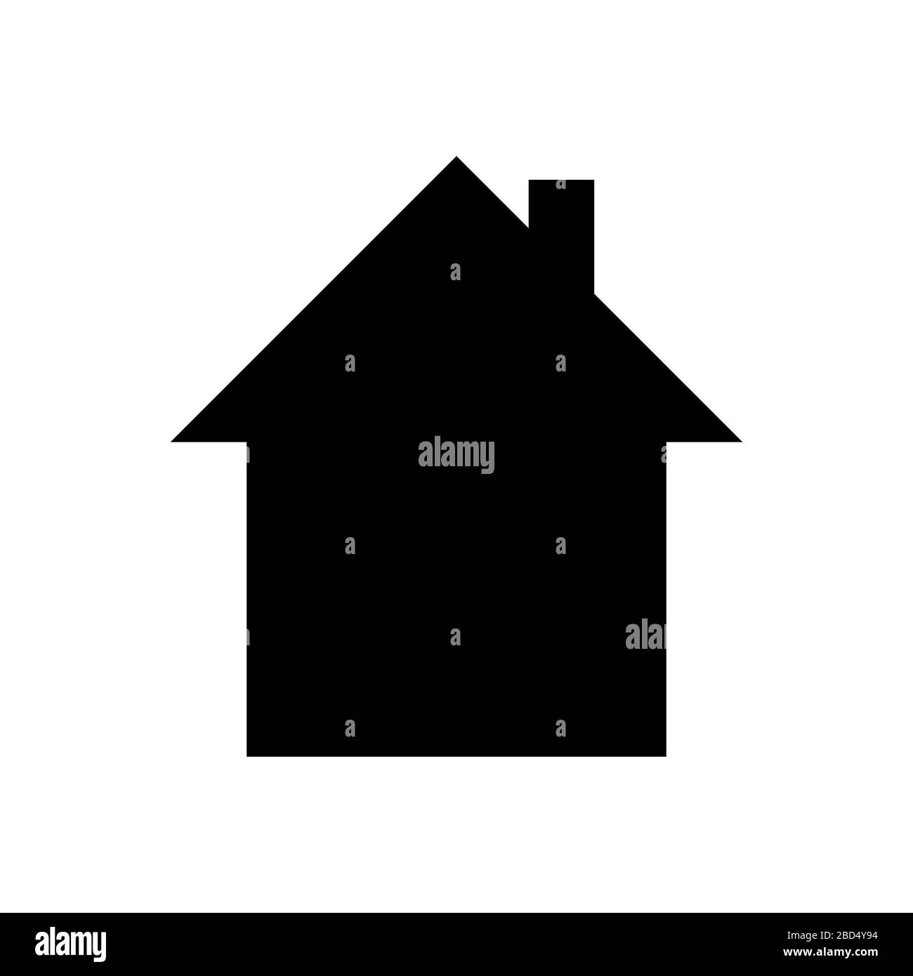 House icon Vector simple flat logo symbol Stock Vector Image & Art - Alamy