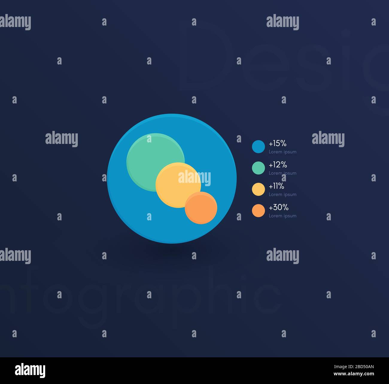 Vector graphic infographics. Template for creating web applications ...