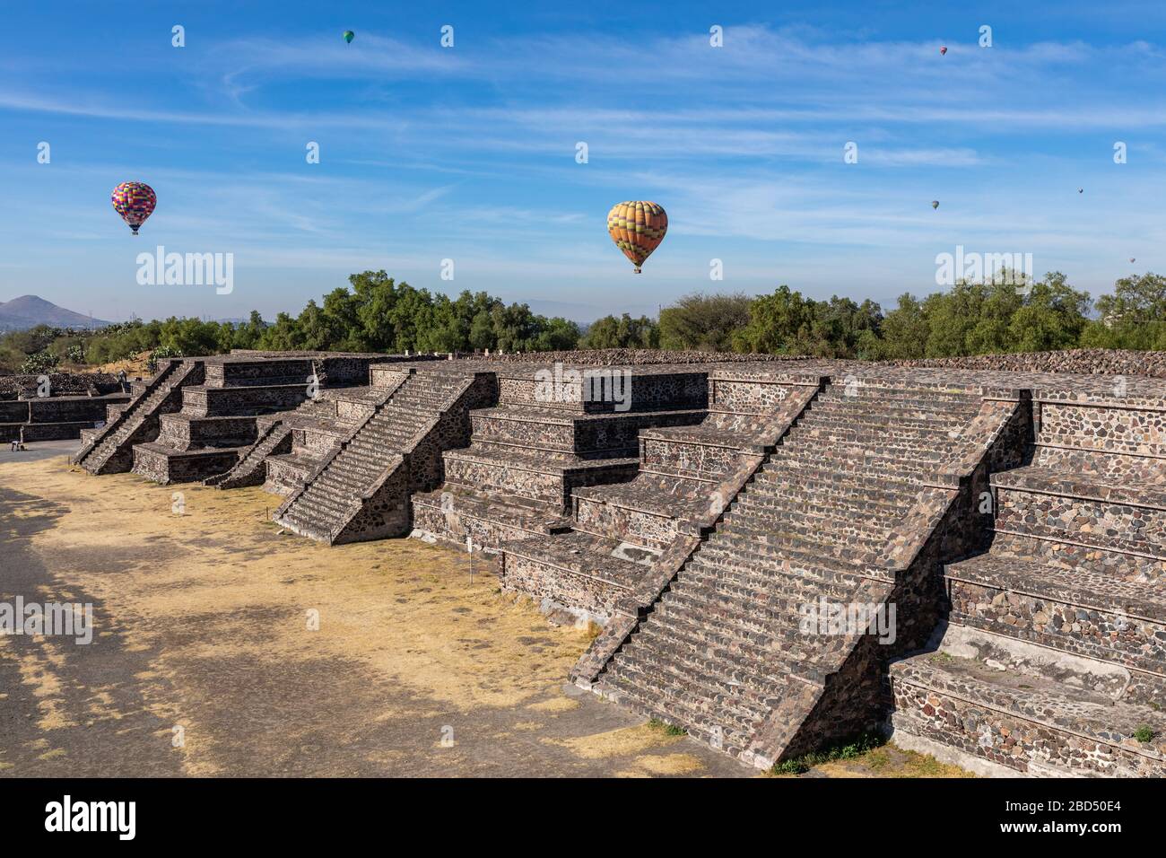 The Pyramids in ancient city of Teotihuacan in Mexico Stock Photo - Alamy