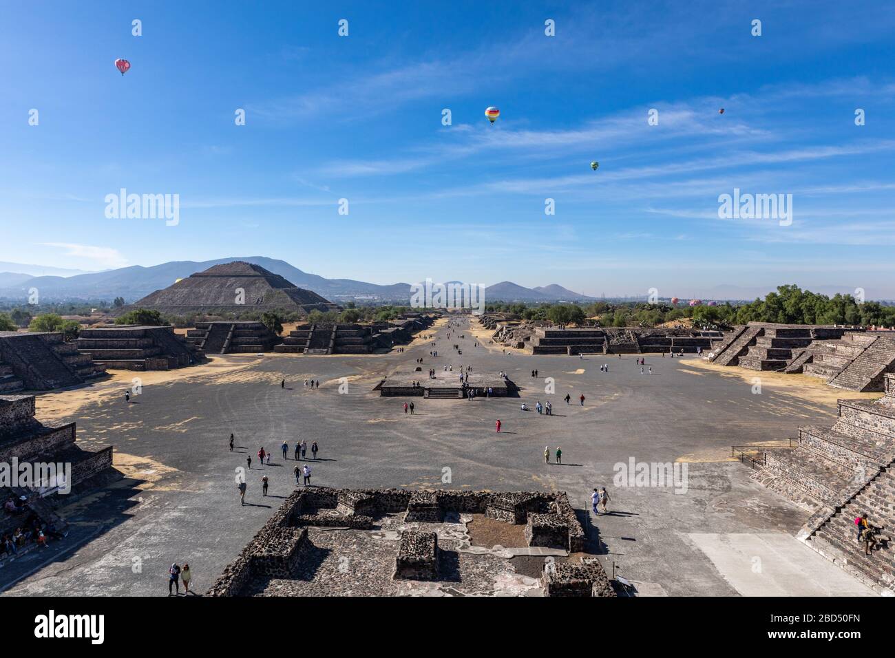The Pyramids in ancient city of Teotihuacan in Mexico Stock Photo - Alamy