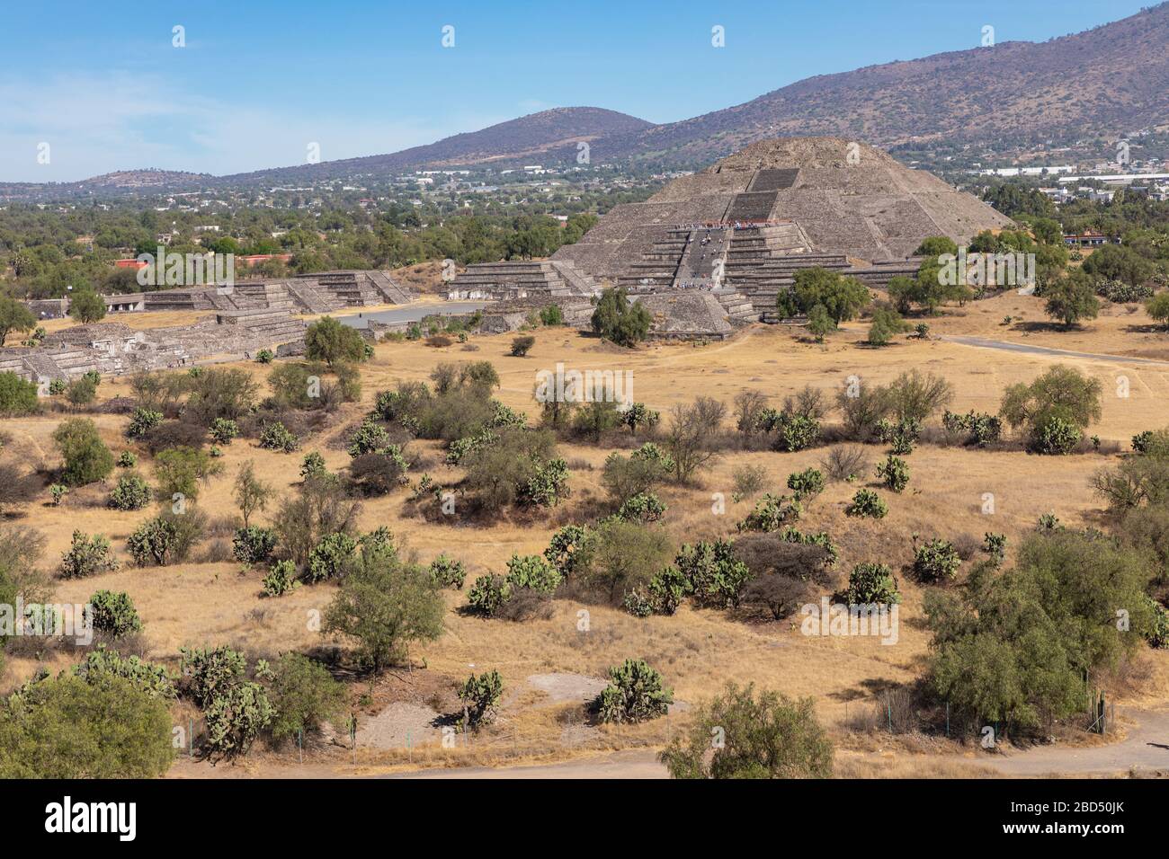 The Pyramids in ancient city of Teotihuacan in Mexico Stock Photo - Alamy