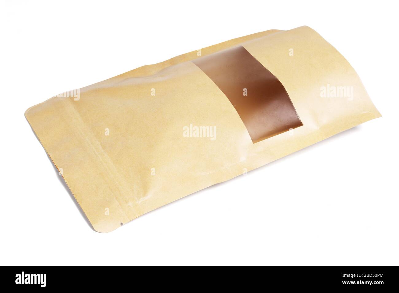 Product Packaging With Transparent Window on White Background Stock ...