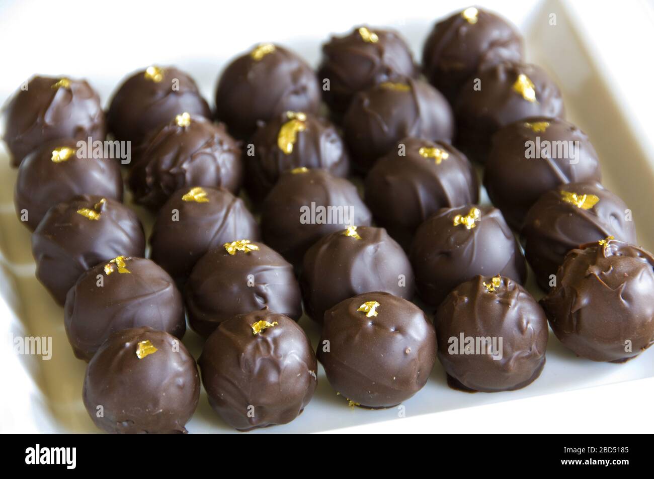 High angle shot of Chocolate bricks Stock Photo - Alamy