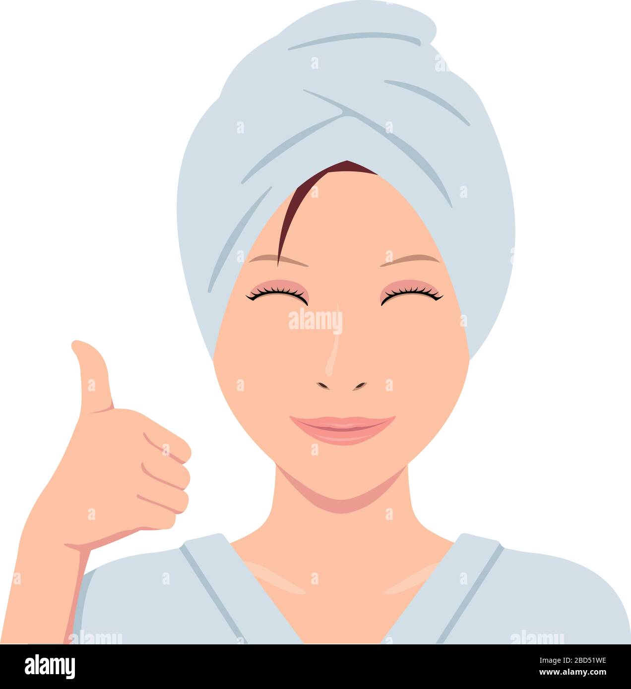 Young female model face Stock Vector Images - Alamy