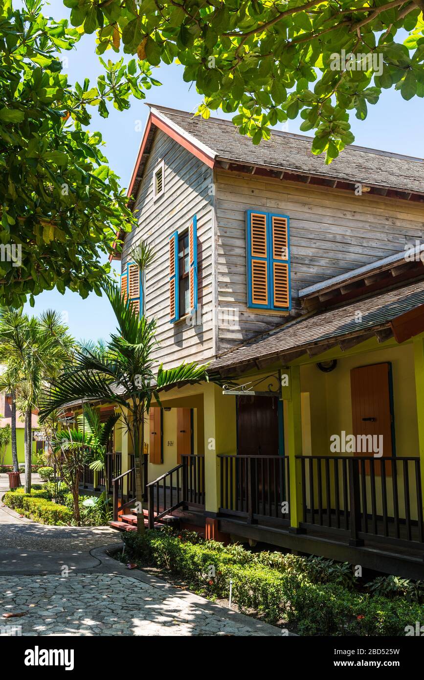 Ocho Rios, Jamaica - April 22, 2019: Architecture in Ocho Rios, Jamaica ...