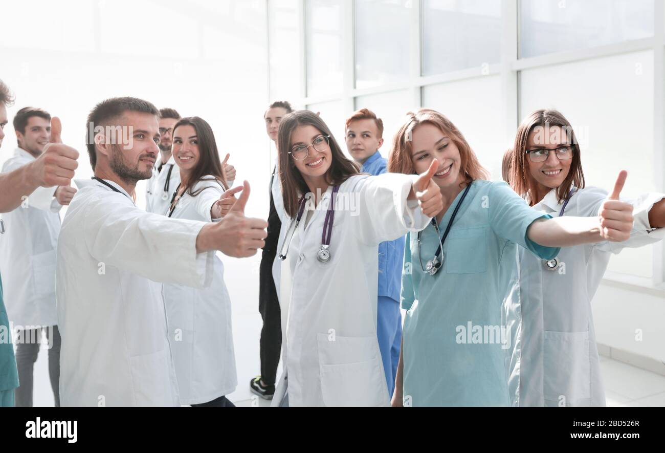 Doctor pointing ahead hi-res stock photography and images - Alamy