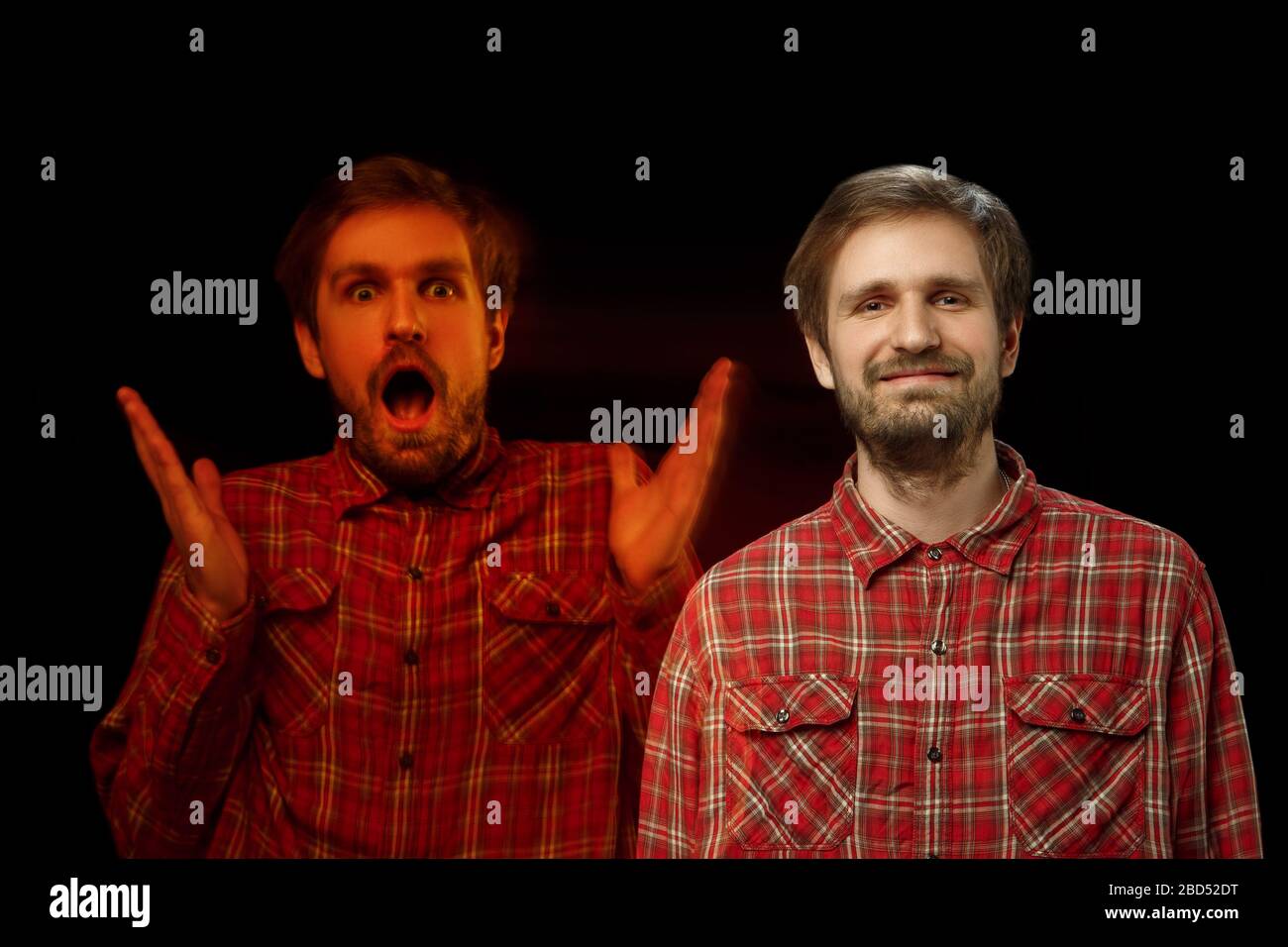 Calm outside, astonished inside. The versatility of man - opened ...