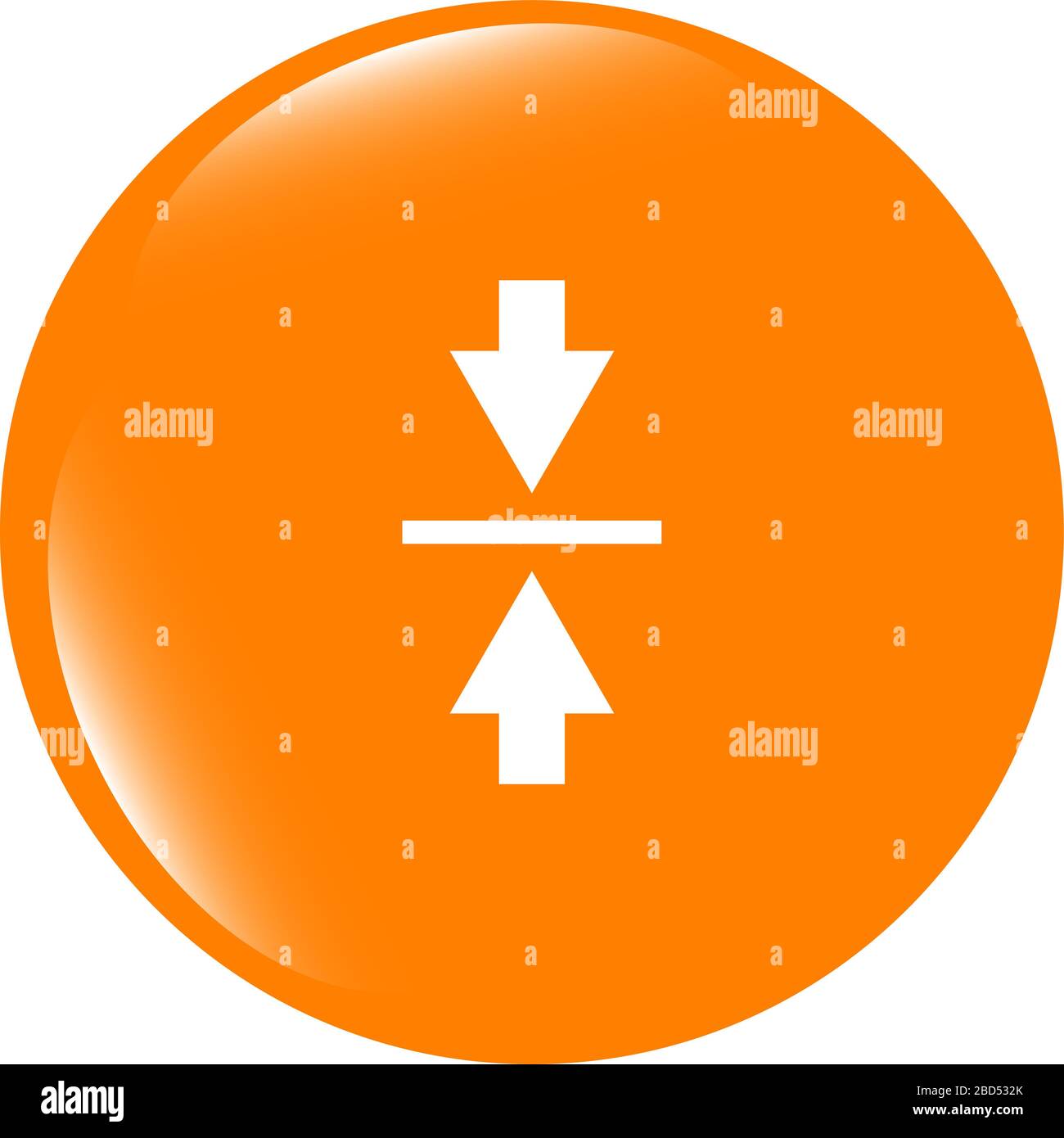 Mouse cursor sign icon. Pointer symbol. Modern UI website button Stock ...