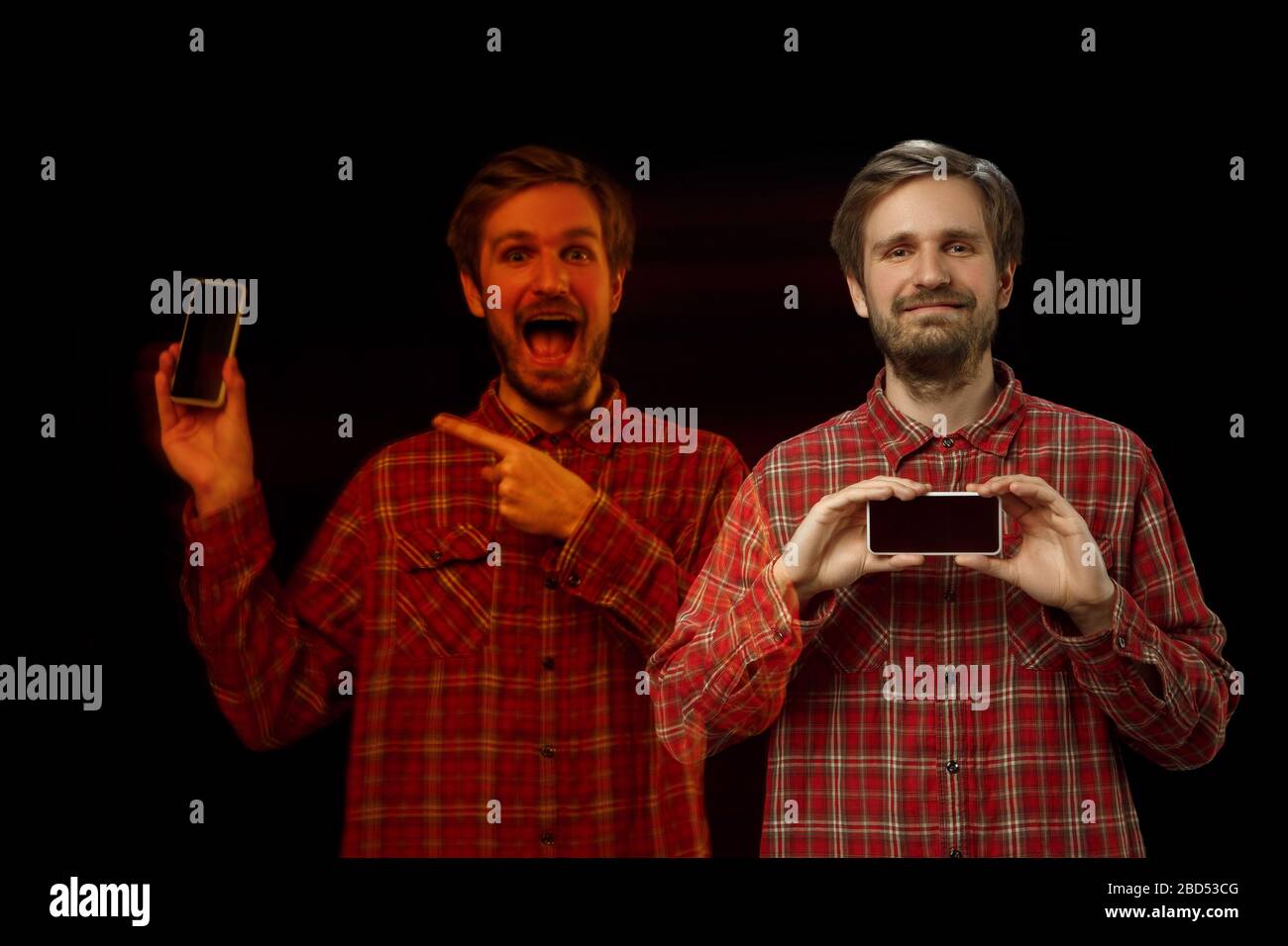 Calm outside, emotional inside. The versatility of man - opened ...