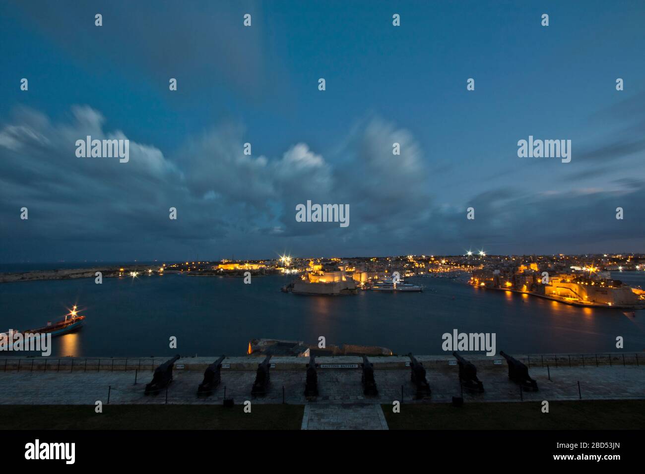 The 16th century Saluting Battery at the lower tier of St. Peter & Paul ...