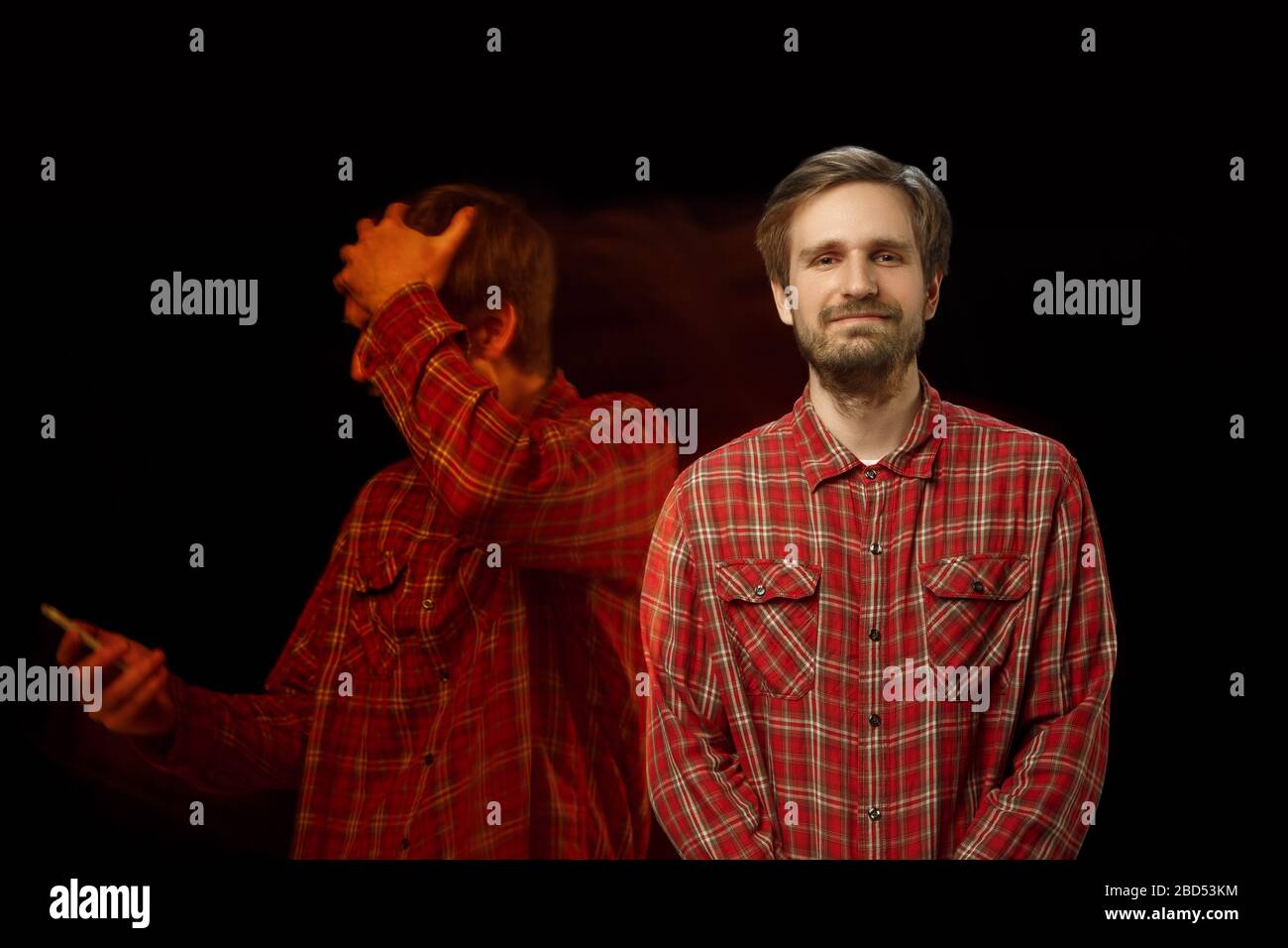 Calm outside, looser sad inside. The versatility of man - opened ...