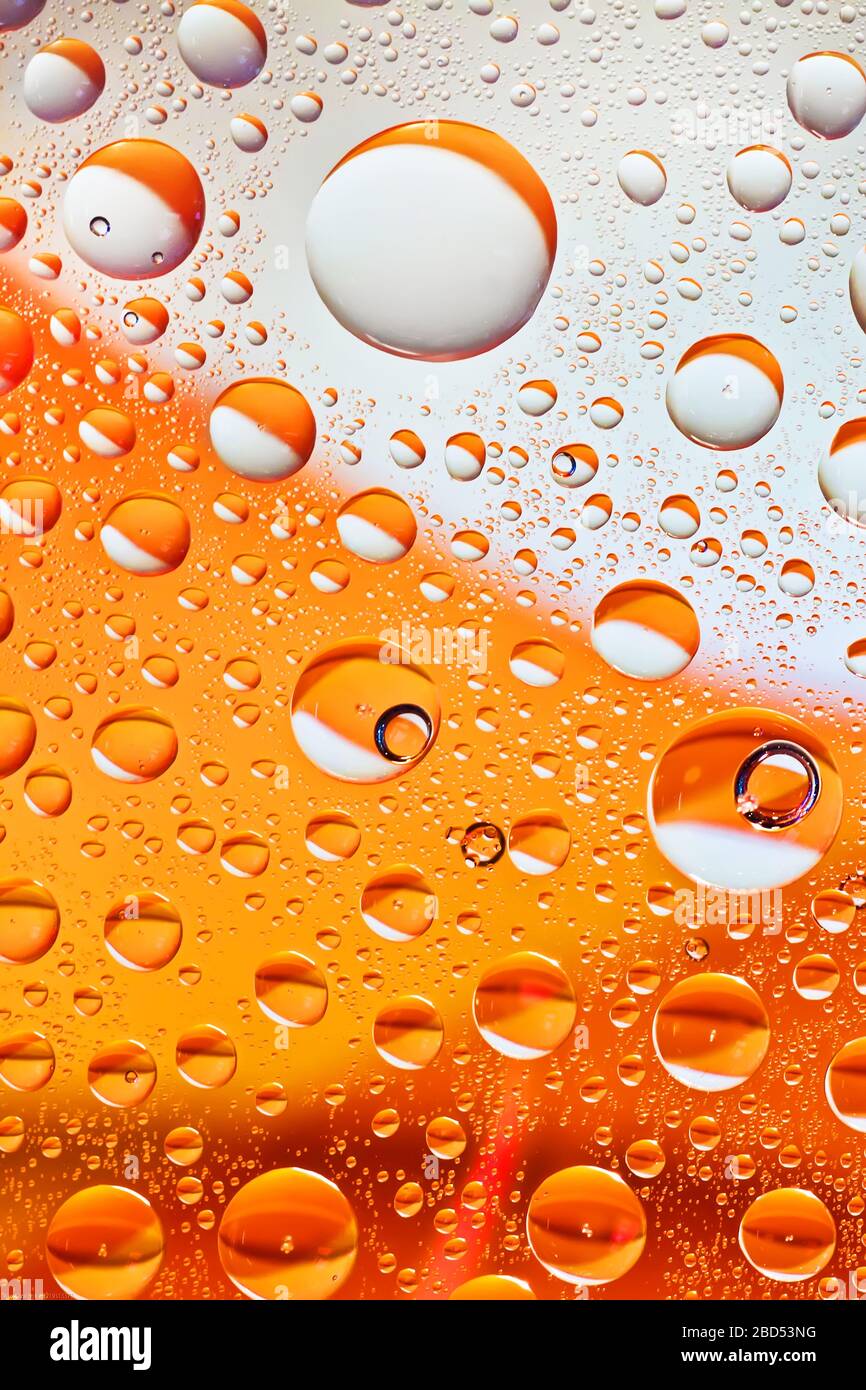 view through drops of water Stock Photo - Alamy