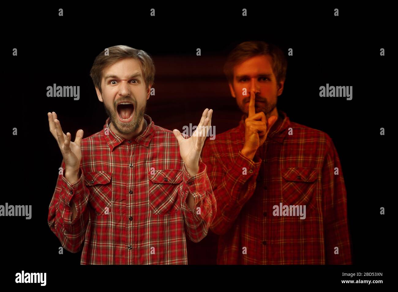 Screaming outside, silent inside. The versatility of man - opened ...