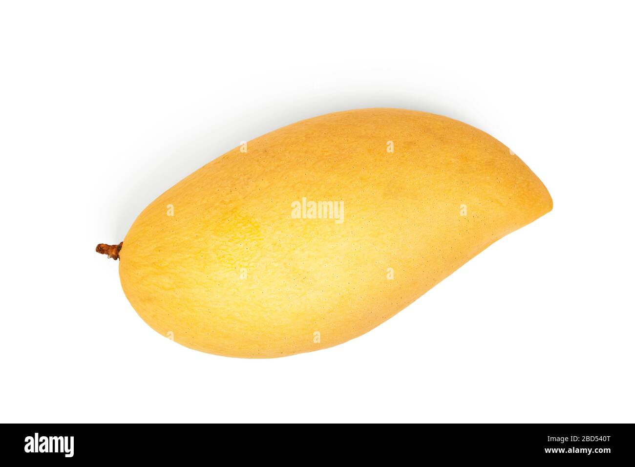 yellow thai mango isolated on white background Stock Photo - Alamy