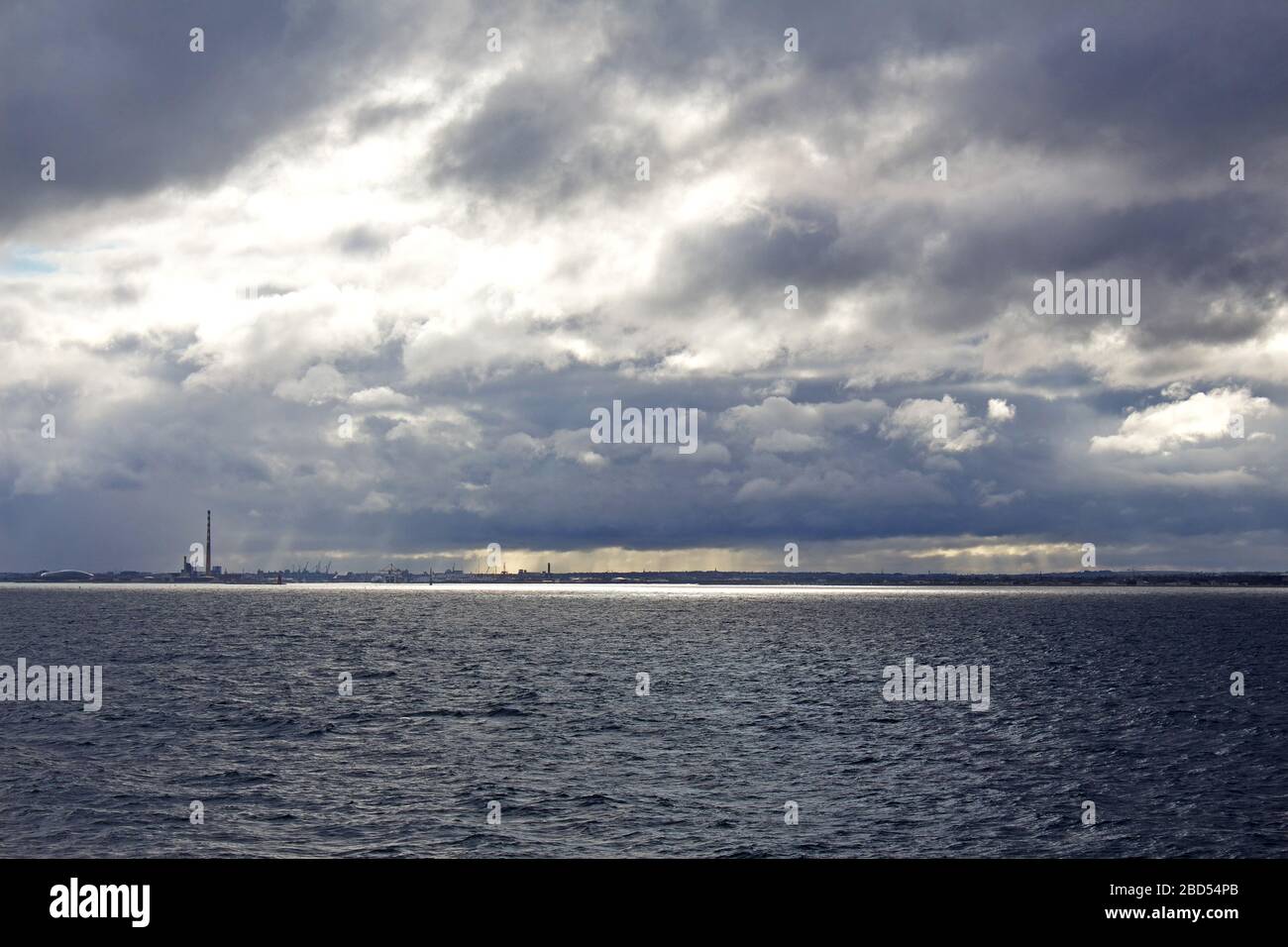 The view on St George's Channel Stock Photo - Alamy