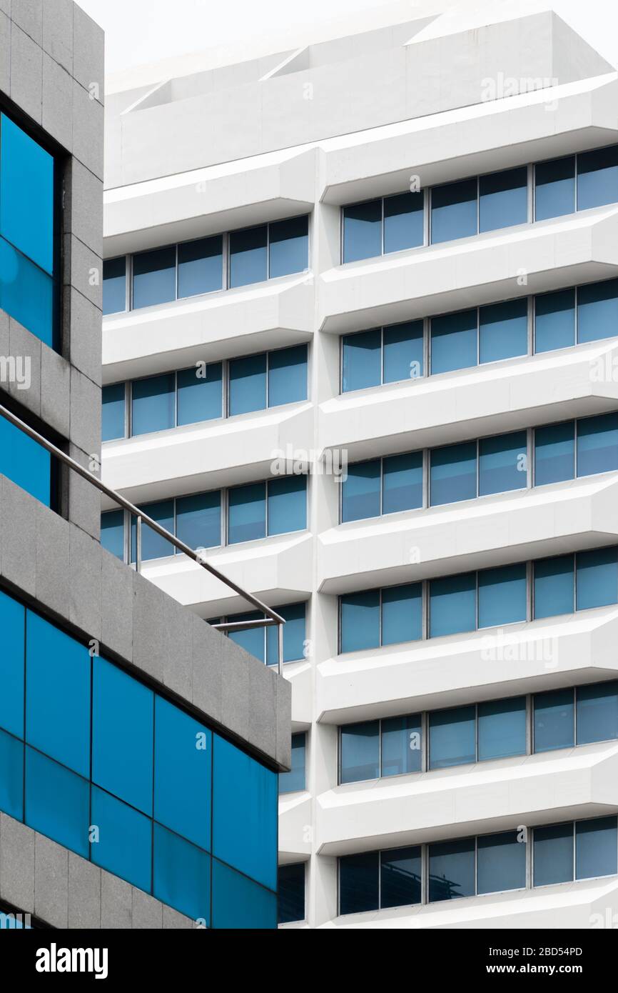 Thailand Bangkok 16 MAR 2020 Futuristic looking white and grey ...