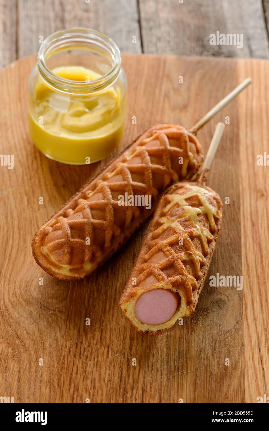 Pile of hot dogs hi-res stock photography and images - Alamy