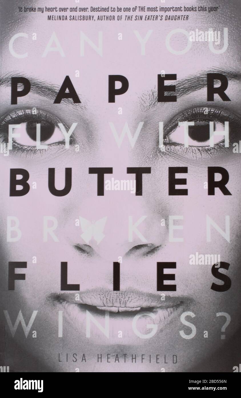 The book, Paper Butterflies by Lisa Heathfield Stock Photo - Alamy