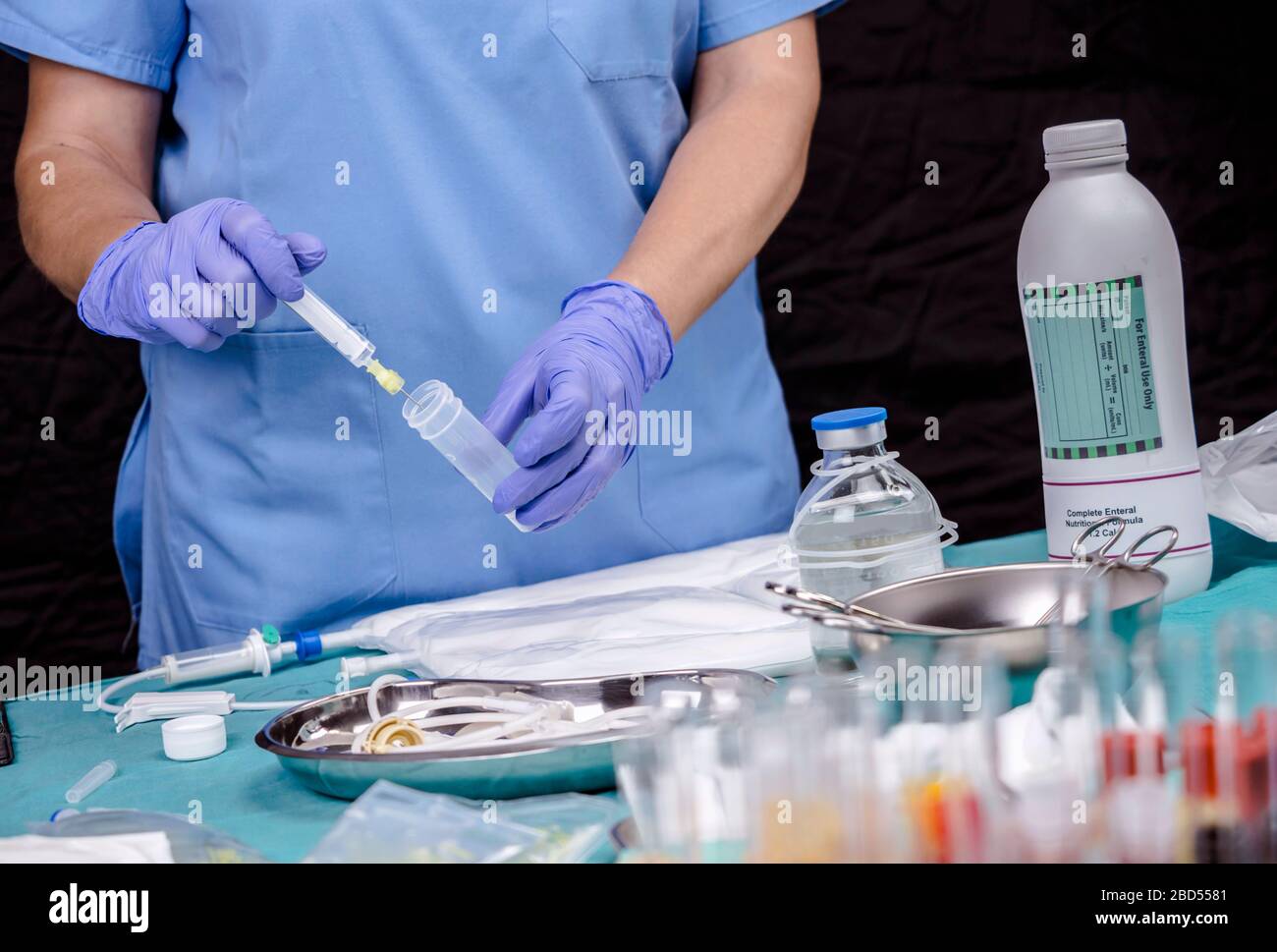 Total parenteral nutrition hi-res stock photography and images - Alamy