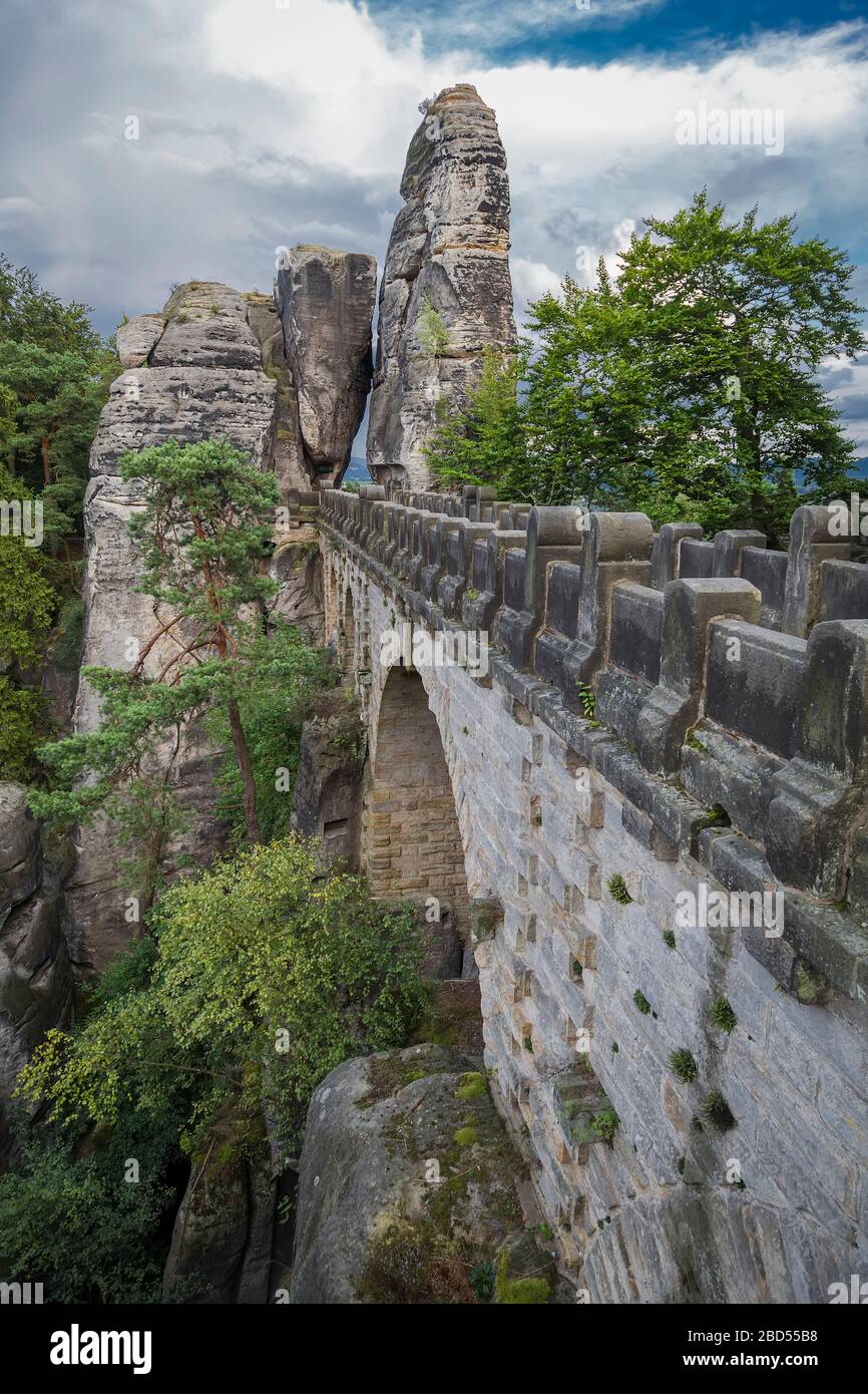 The unique Bastai Bridge is a historical landmark, an architectural ...
