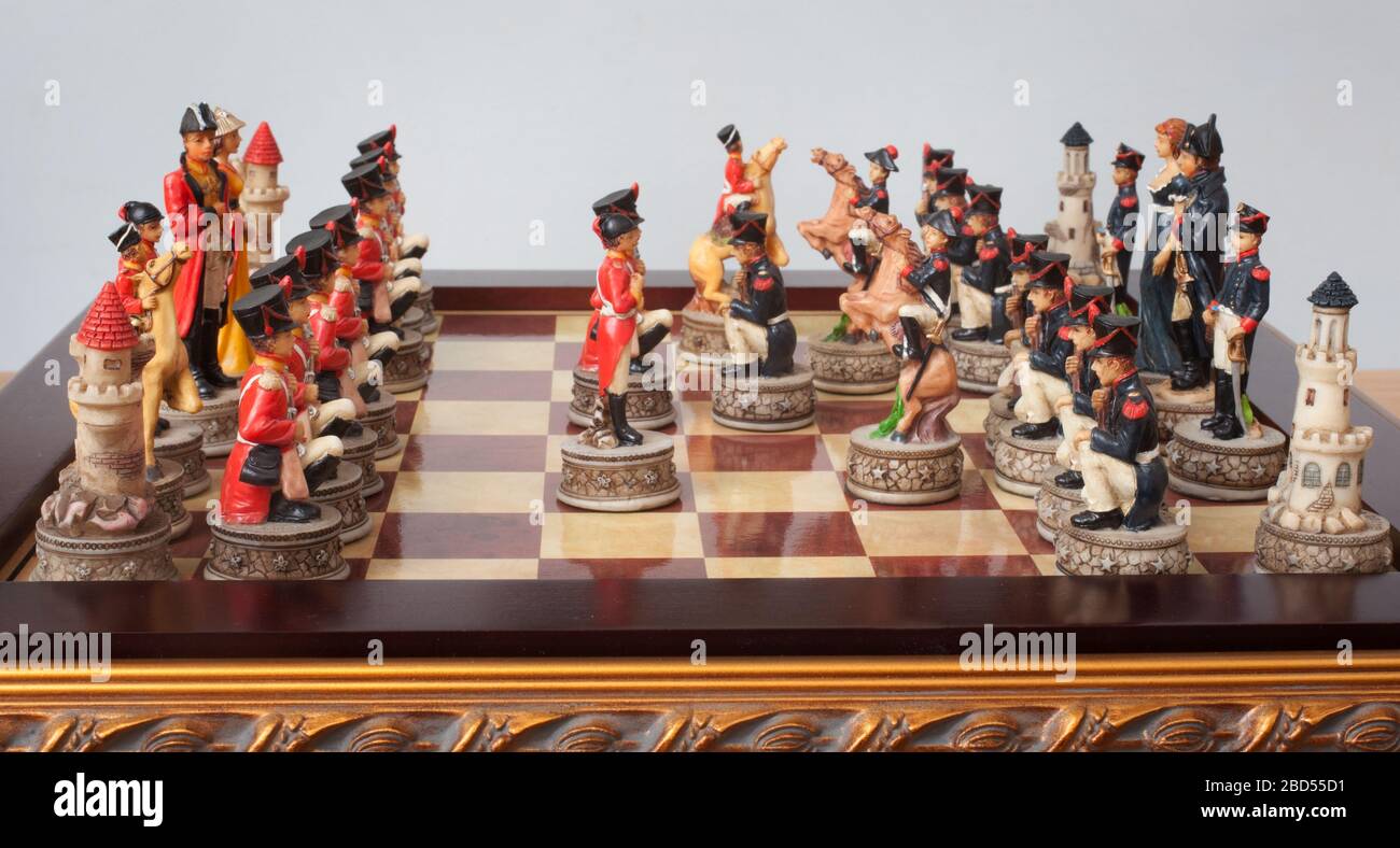 Chess set figures hi-res stock photography and images - Alamy