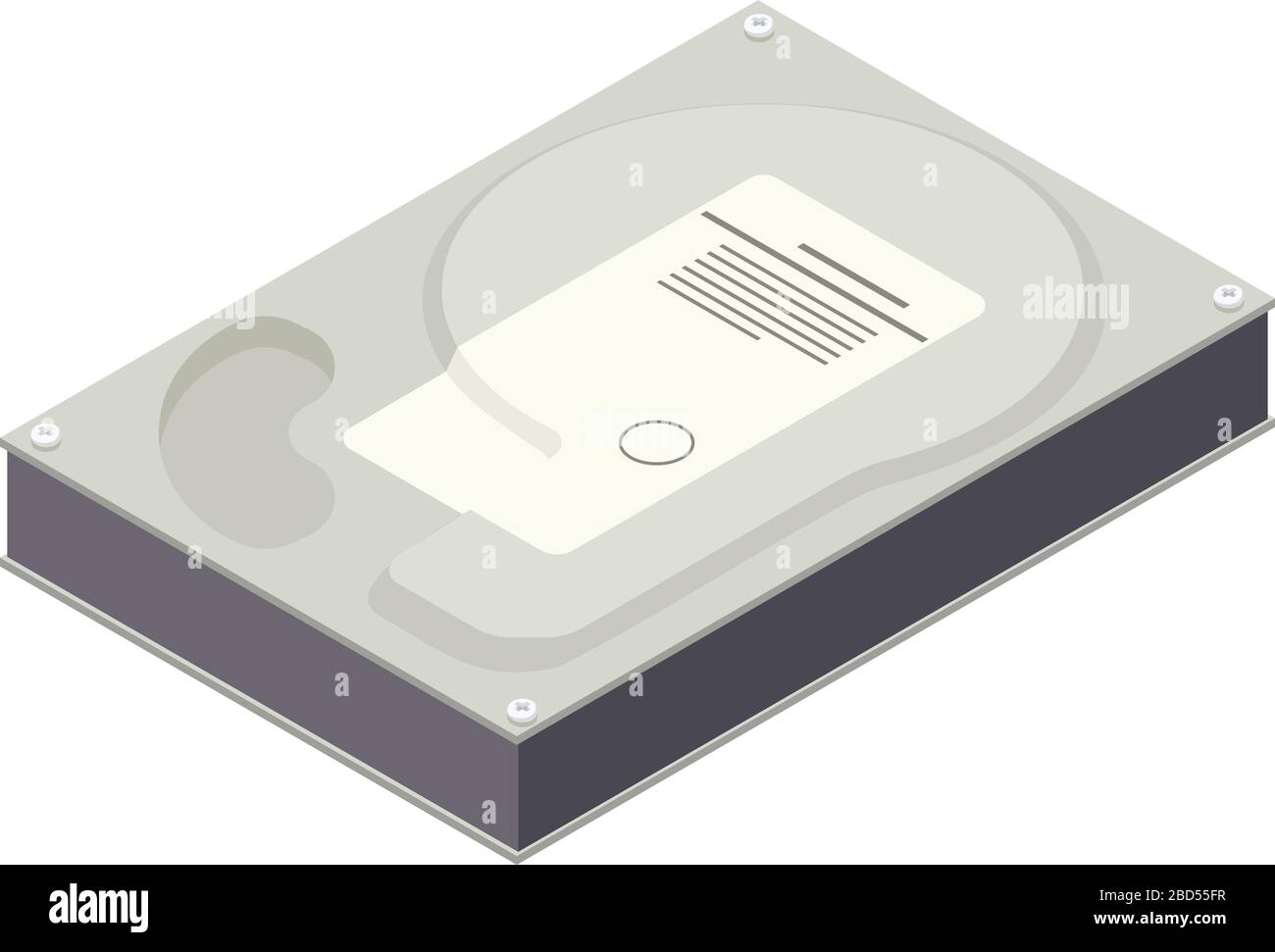 Hard disk icon. Isometric of hard disk vector icon for web design ...