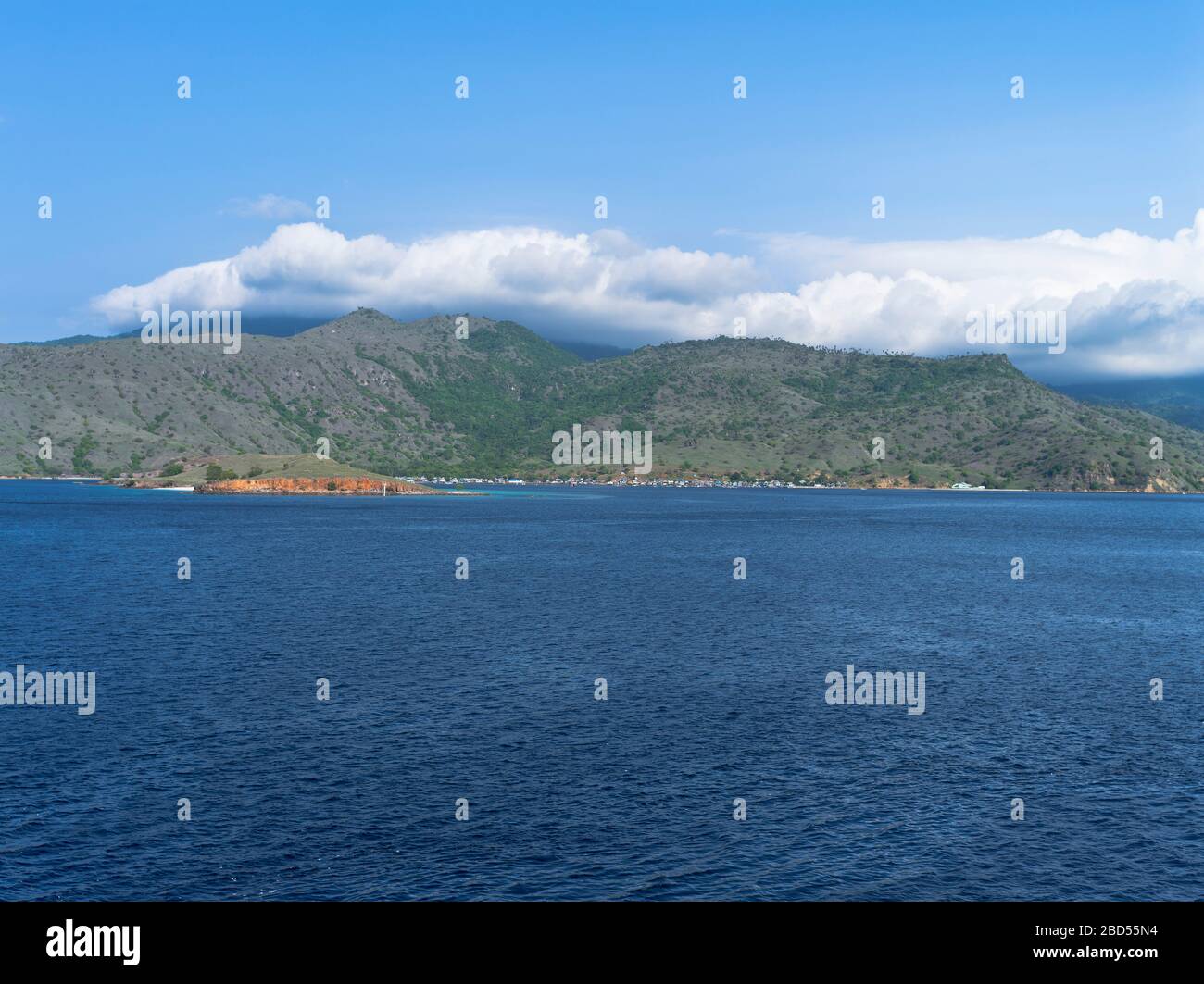 dh Tropical island village KOMODO ISLAND INDONESIA On the indonesian ...