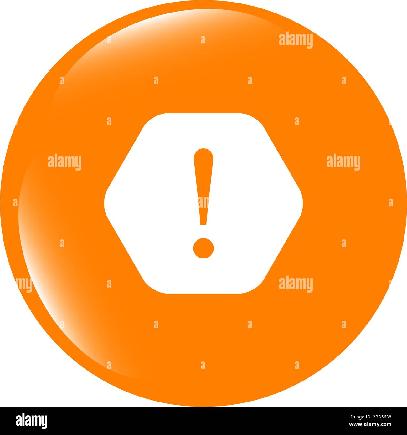Exclamation icon symbol hi-res stock photography and images - Alamy