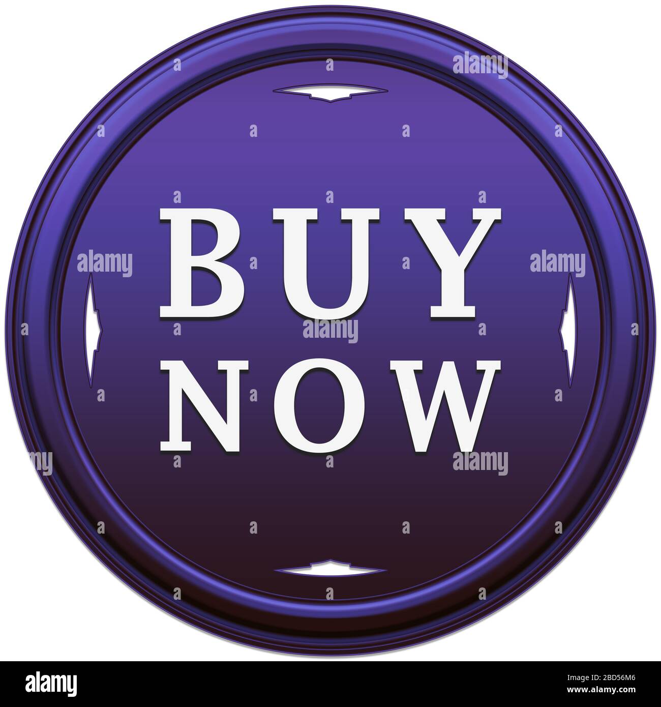 Blue buy now button / circle with arrows on a white background Stock ...