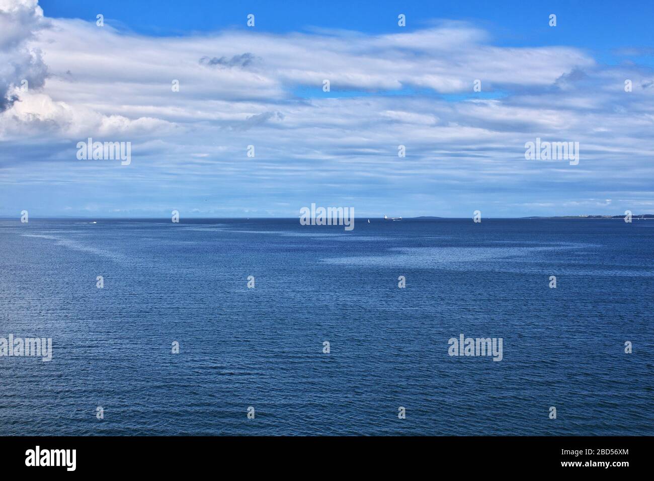 The view on St George's Channel Stock Photo - Alamy