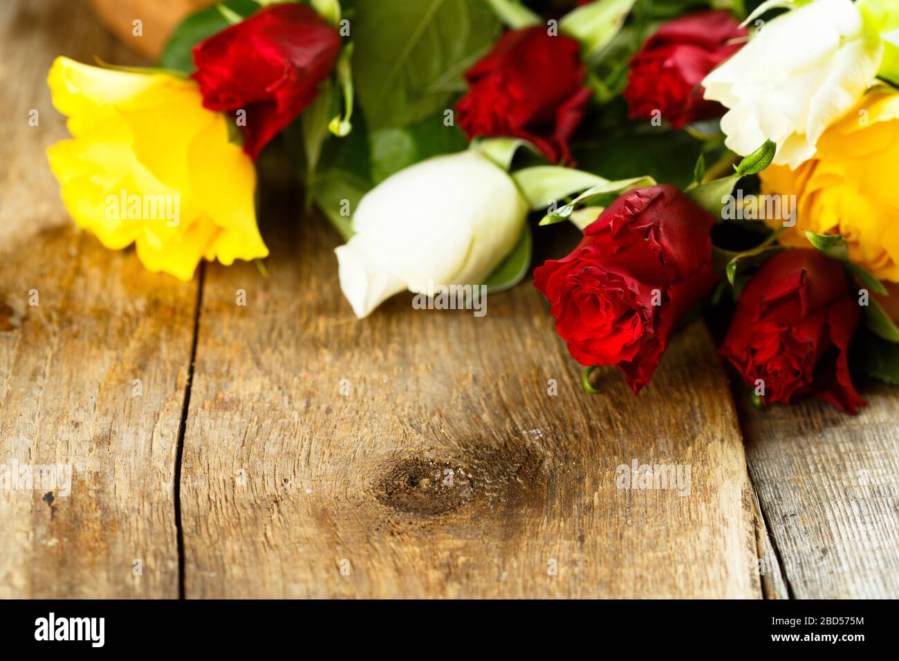 Bouquet with assorted flowers Stock Photo - Alamy