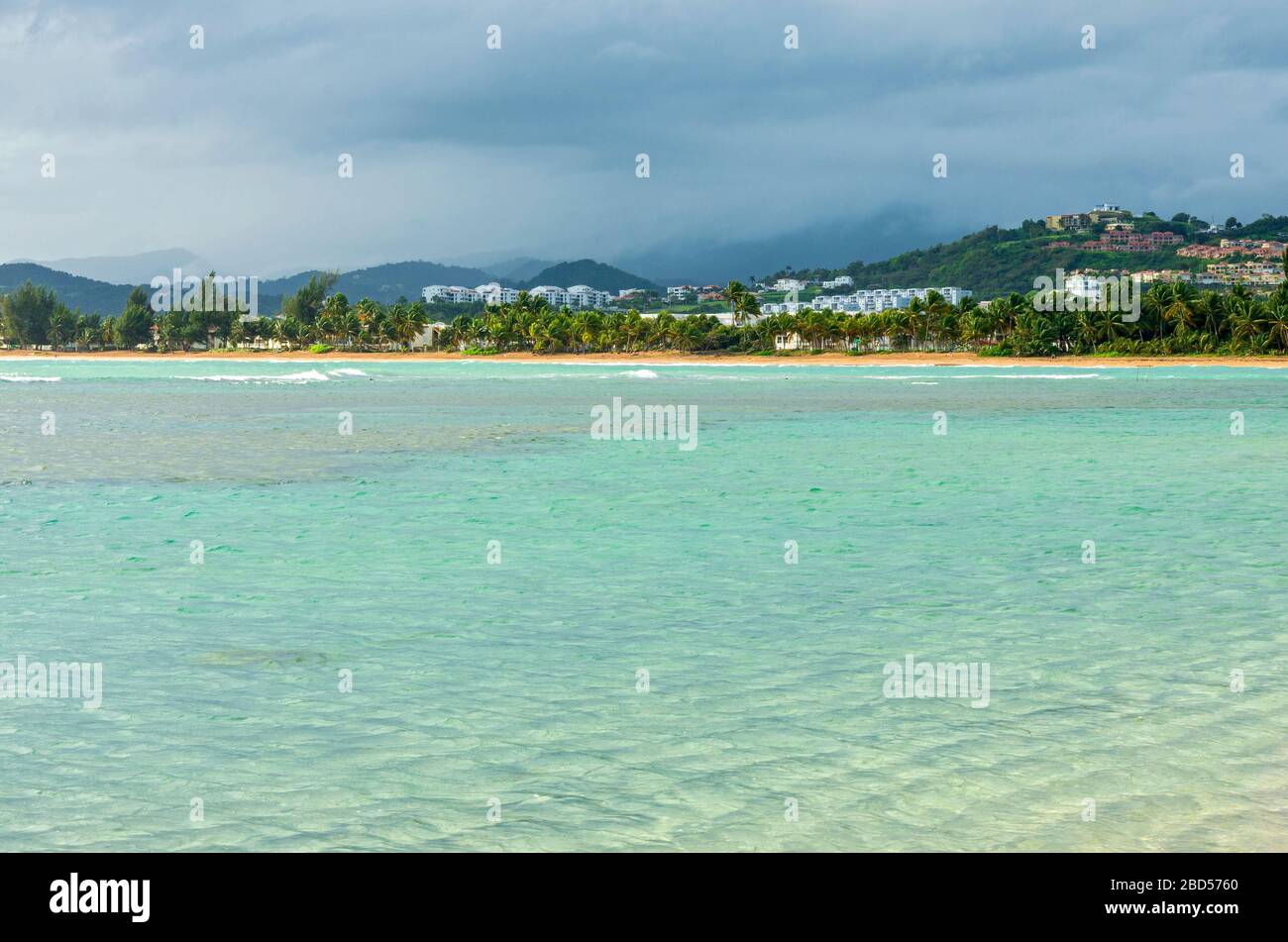 hills and northeastern shore of puerto rico along atlantic coast Stock ...