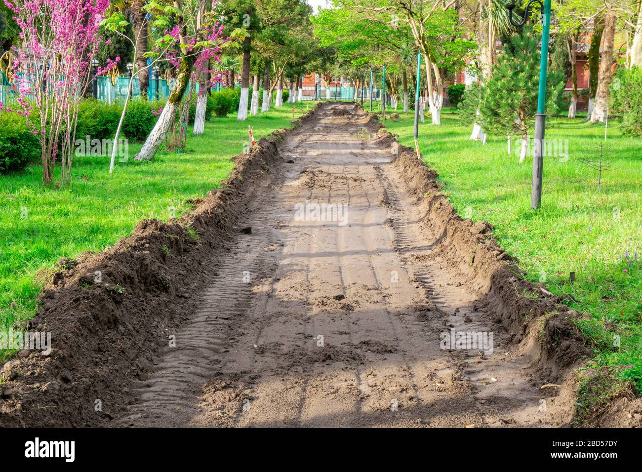Pathway repairs hi-res stock photography and images - Alamy