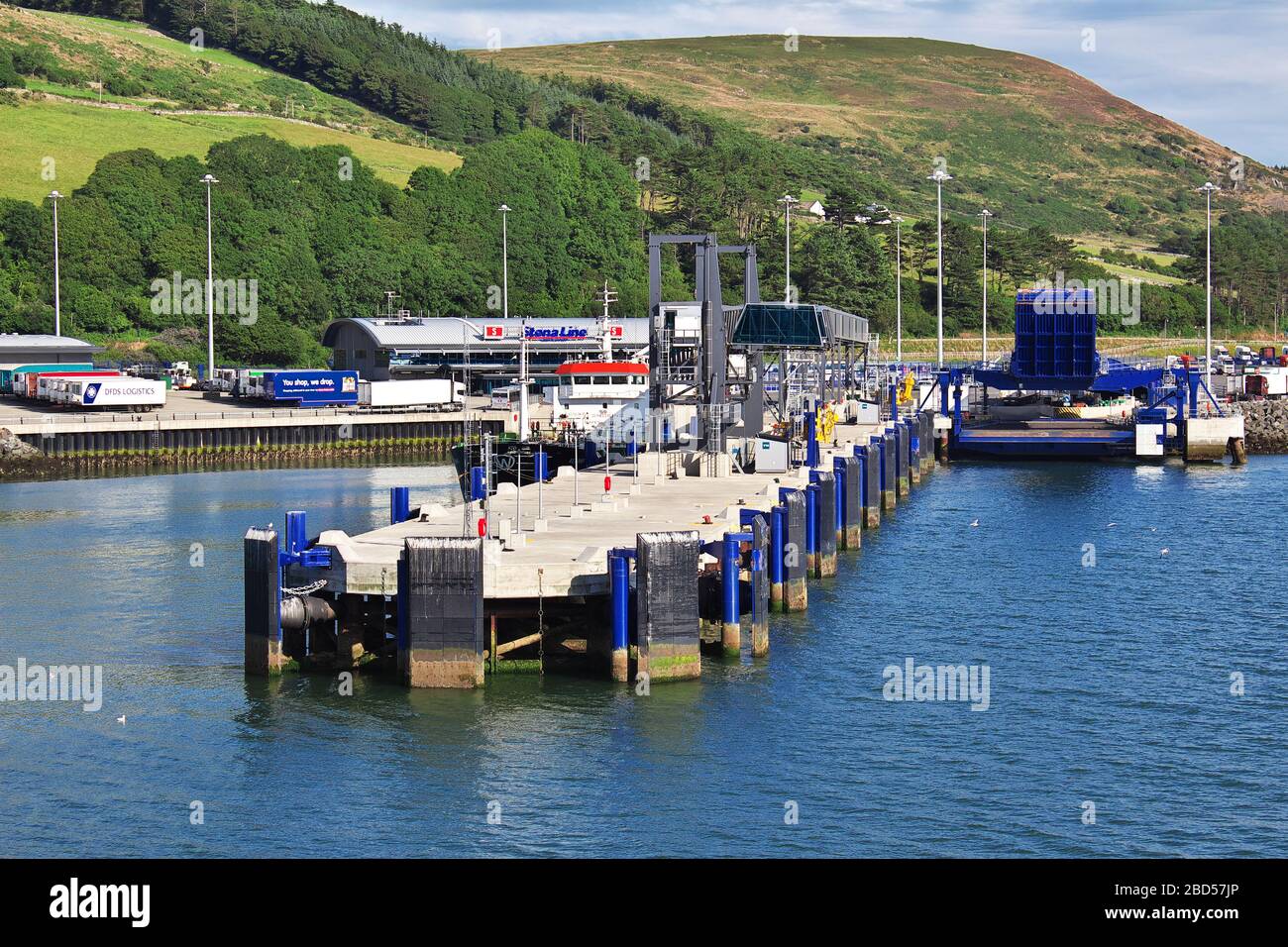 The ferry terminal in England of St George's Channel Stock Photo - Alamy