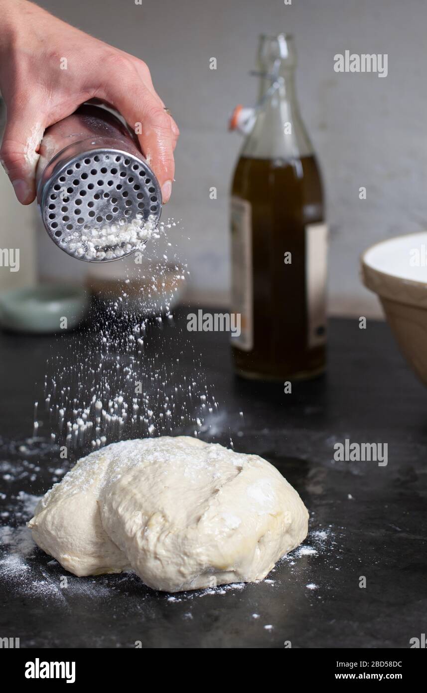 Chef making bread hi-res stock photography and images - Alamy