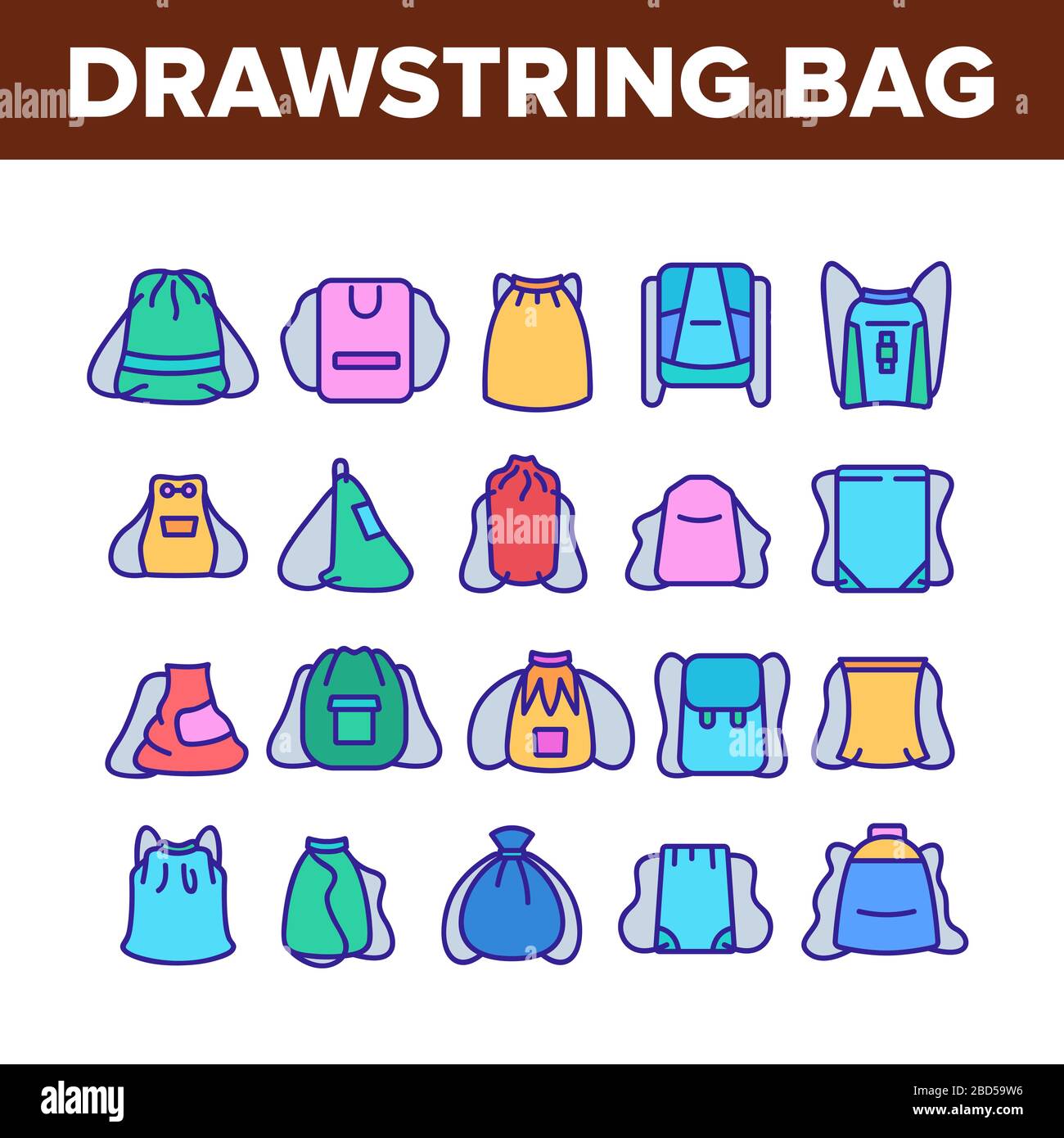 White pouche bag hi-res stock photography and images - Alamy