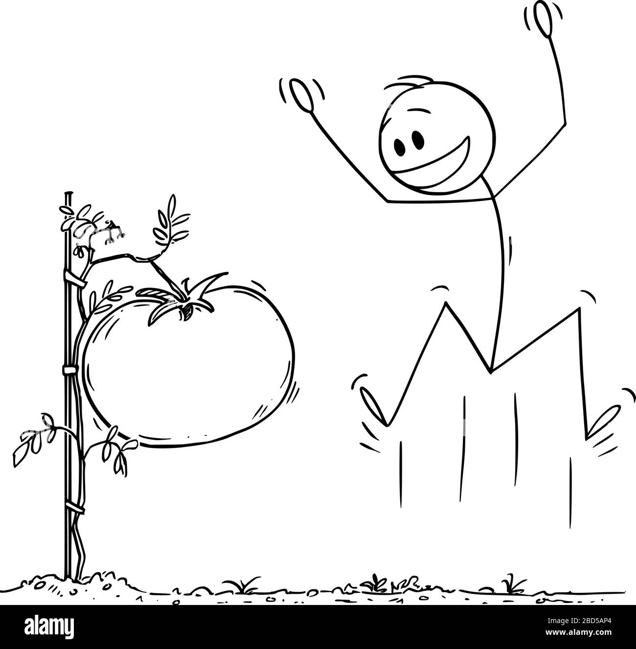 Tomato Plant Clip Art Black And White