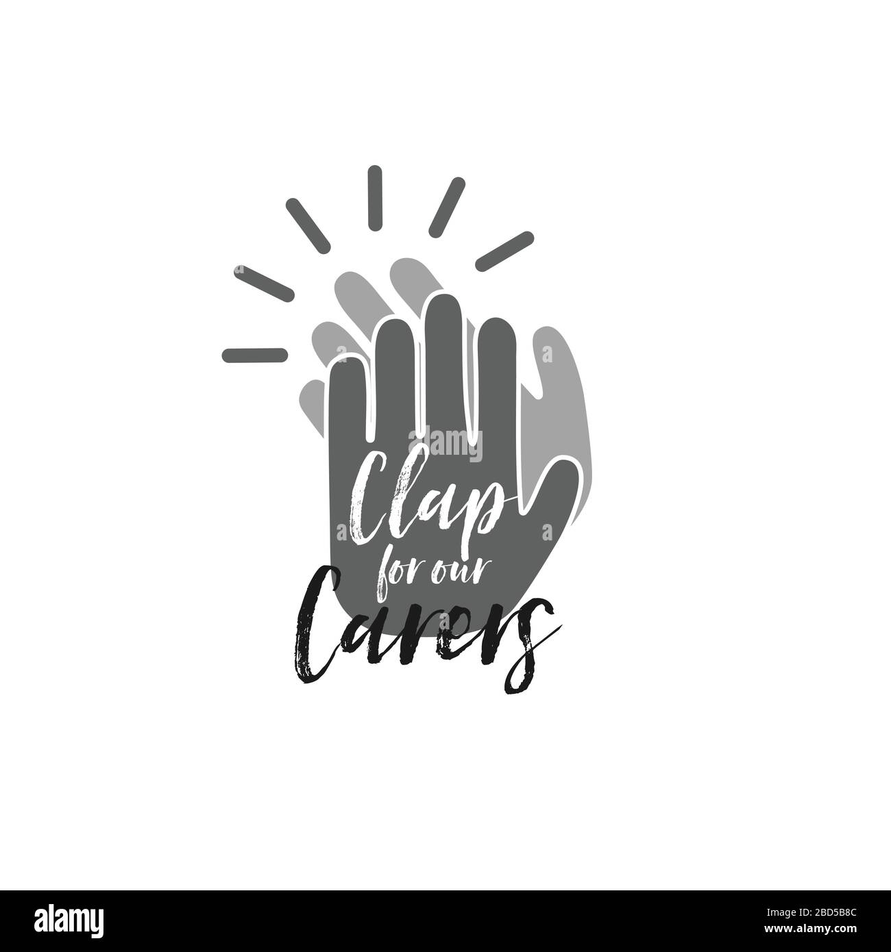Clap clapping Stock Vector Images - Alamy