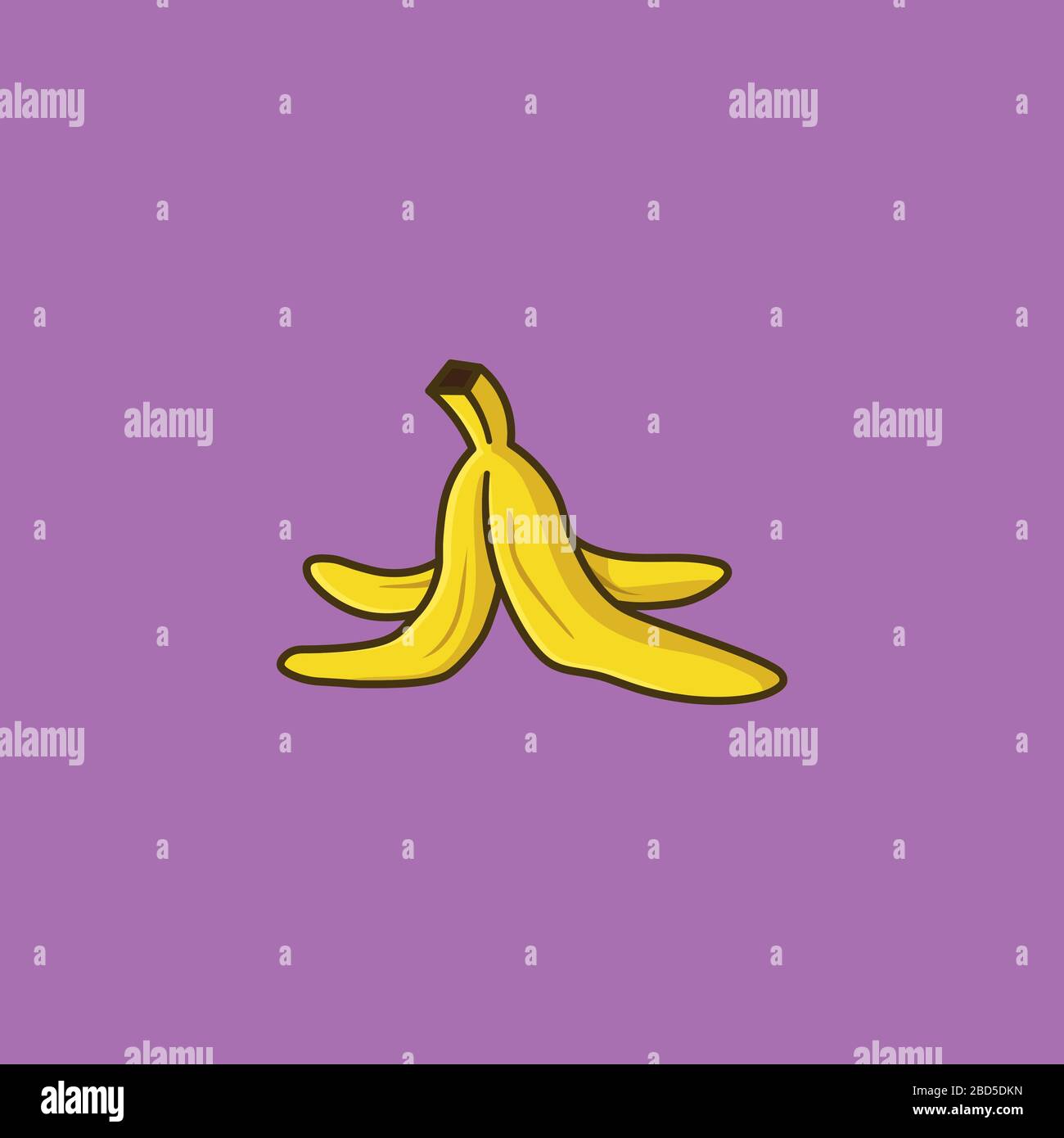 Banana skin vector illustration for ´Banana Day on April 15th ...