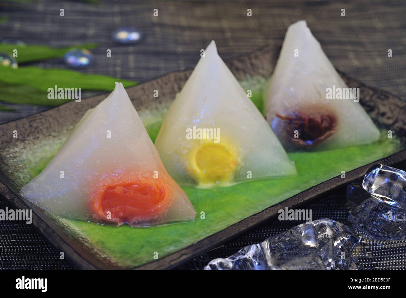 The food portrait of Crystal Rice Dumplings Stock Photo - Alamy