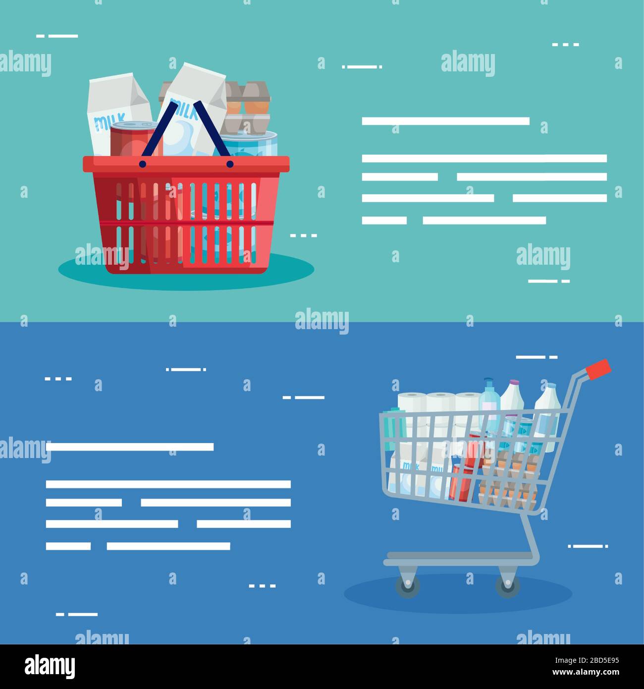 set scenes of buying in overstocking Stock Vector Image & Art - Alamy