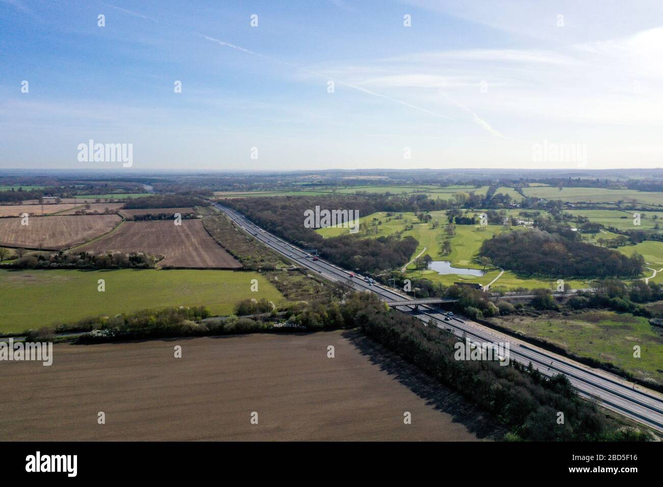 Wokingham aerial hi-res stock photography and images - Alamy