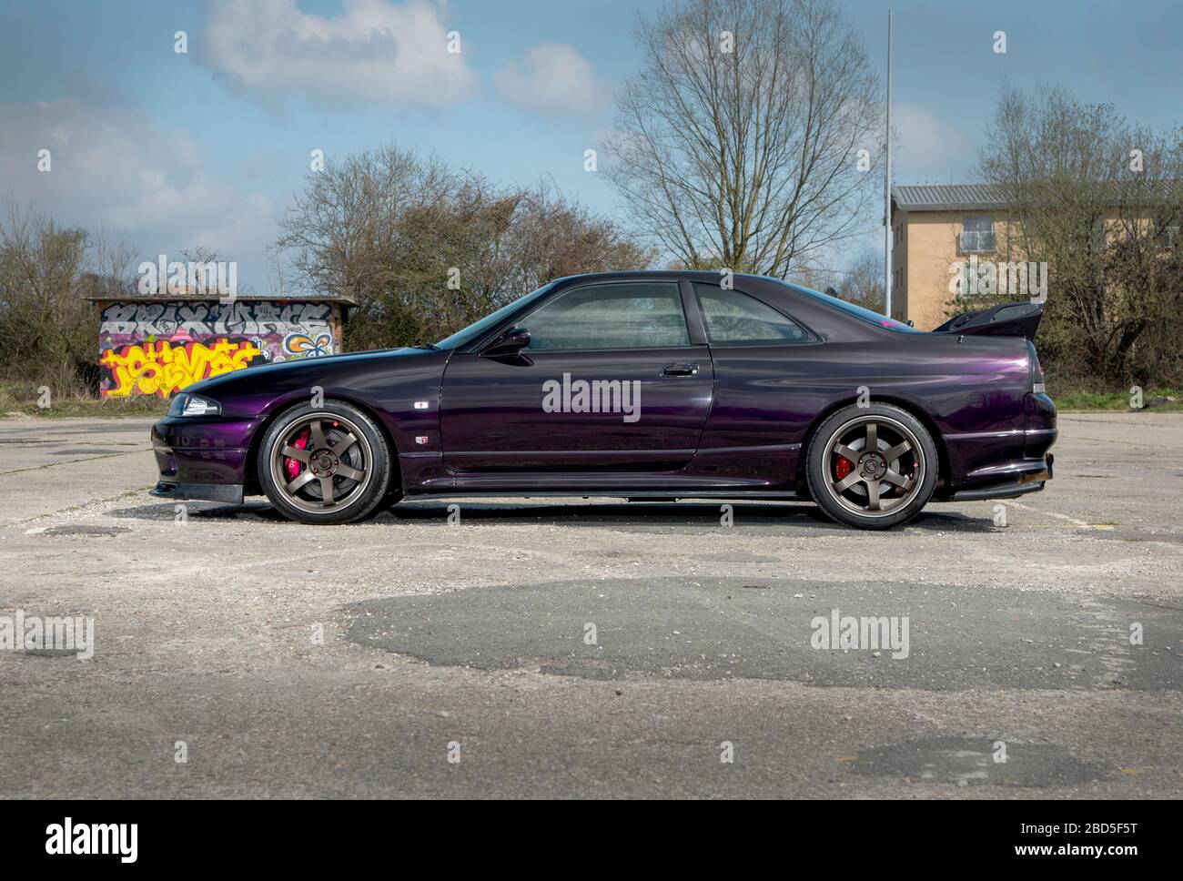 R33 Nissan Skyline 1990s Japanese supercar Stock Photo - Alamy