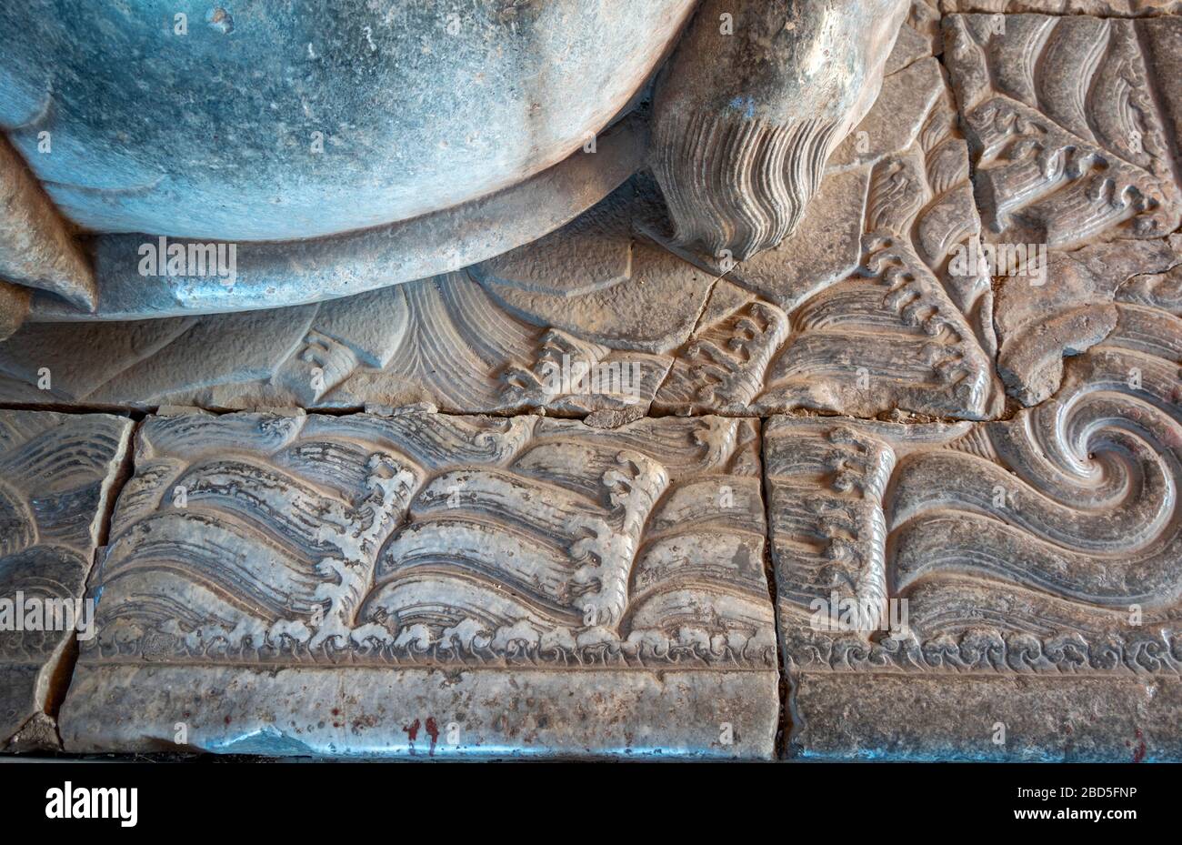 detail of Bixi statue, Spirit or Sacred Way, Ming Tombs, Changping ...
