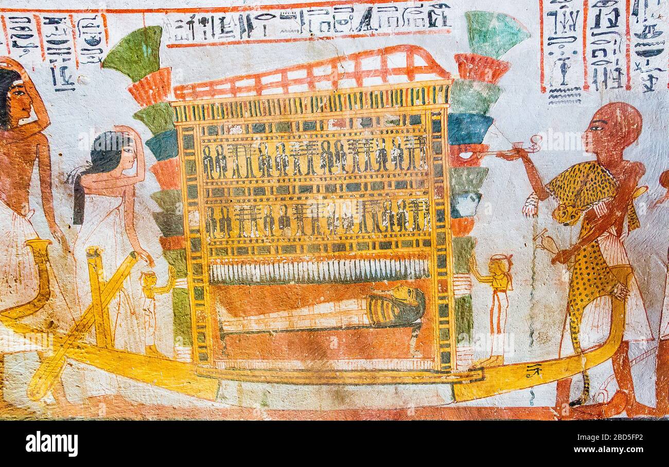 UNESCO World Heritage, Thebes in Egypt, Valley of the Nobles (Dra Abu ...