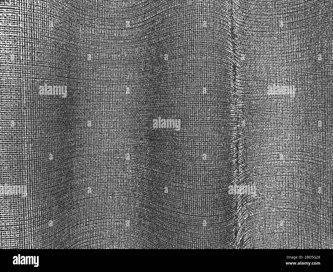 Distress grunge vector texture of fabric, bag, sack, sac, sackcloth ...