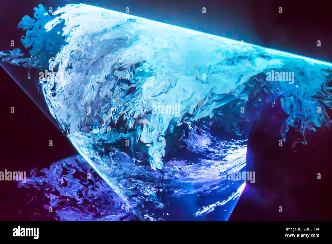 Abstract background pattern with space bright colorful laser rays ...